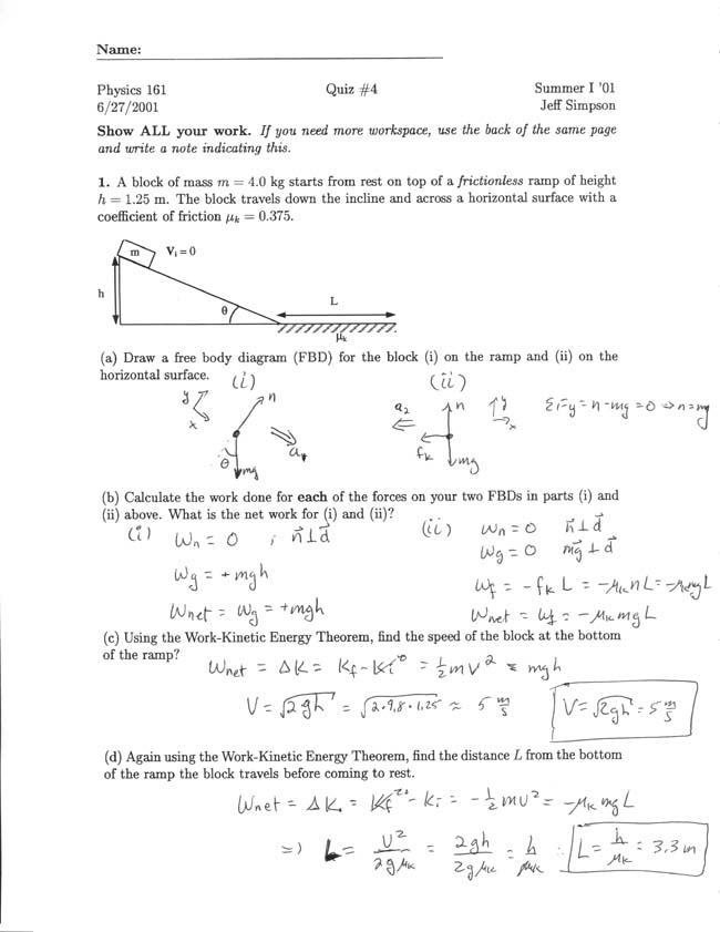 Physics 161 - University of Maryland - Jeff Simpson