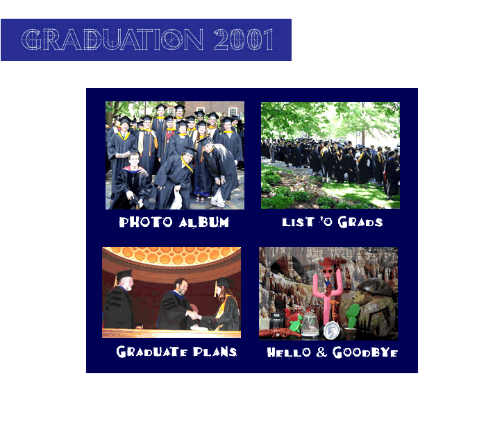 Graduation 2001 Front